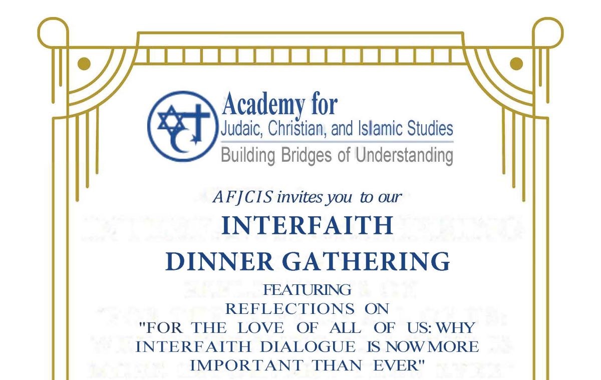 Interfaith Dinner Gathering: "For the Love of All of Us" - Academy for ...